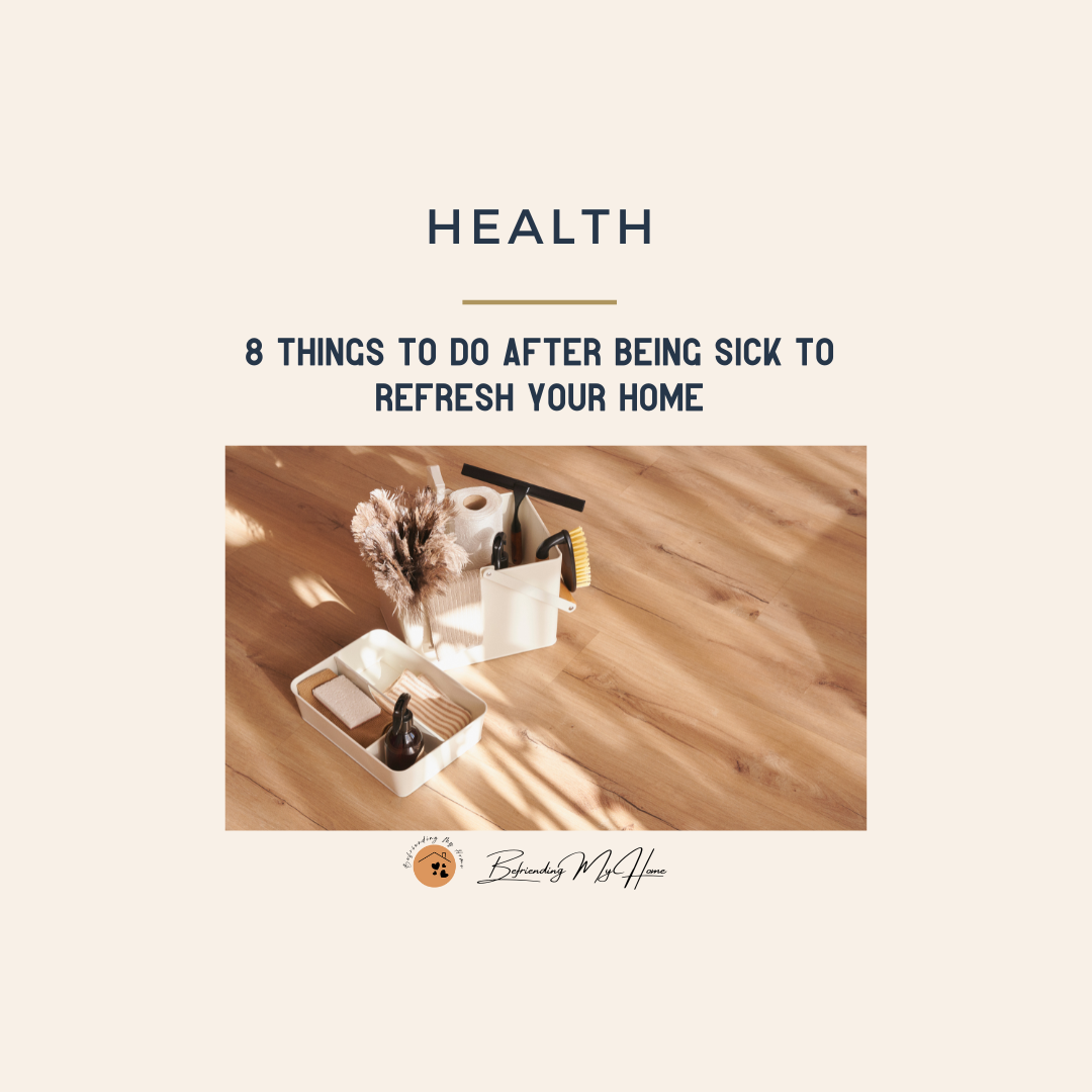 8 Things to Do After Being Sick to Refresh Your Home – Befriending My Home